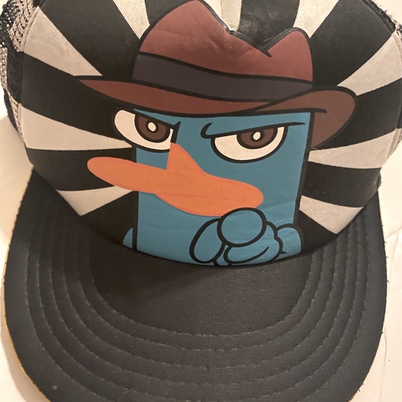 Disney | Accessories | Disney Phineas And Ferb Perry The Platypus Cap ...